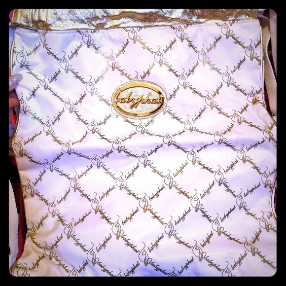 Baby Phat | Bags | New Baby Phat White Gold Backpack | Poshmark